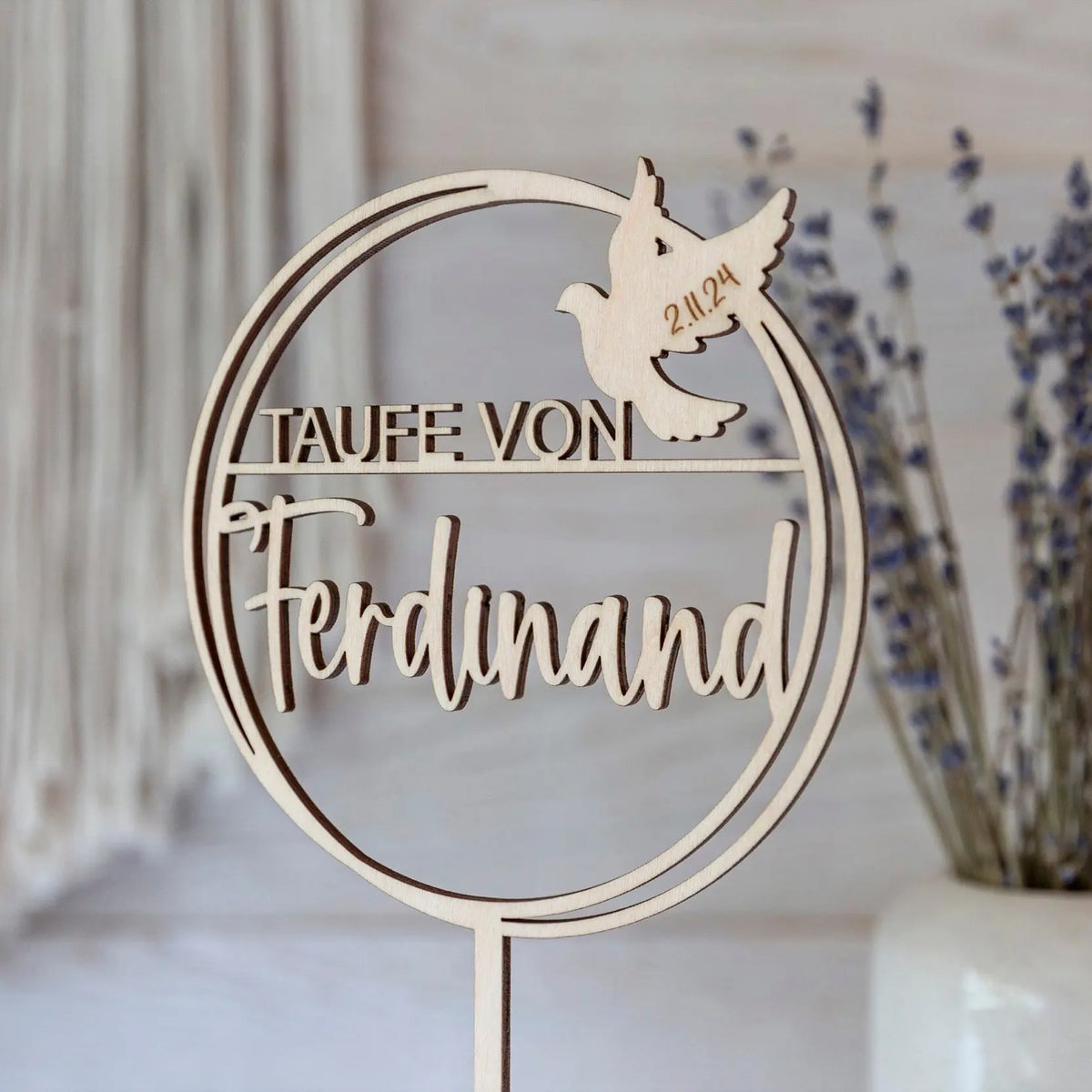 CAKETOPPER TAUFE – Tiyana Design